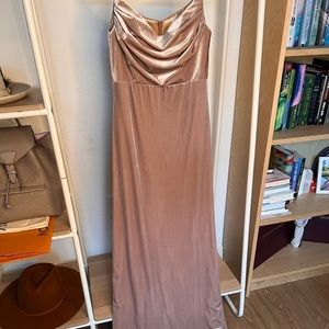Revelry | Dresses | Nwt Revelry Bridesmaid Skye Velvet Dress In ...